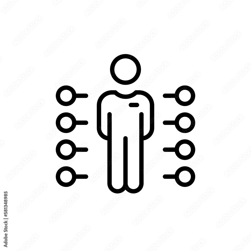 Responsibilities icon in vector. illustration Stock Vector | Adobe Stock