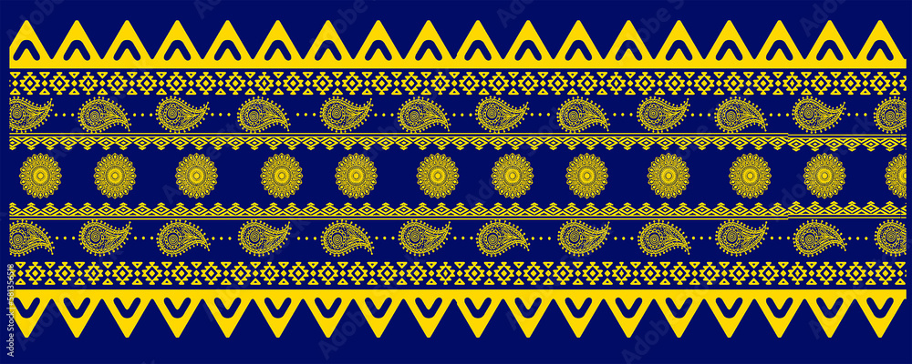 Aronai Bodo gamosa or gamusa from assam isolated.gamosa textile pattern ...