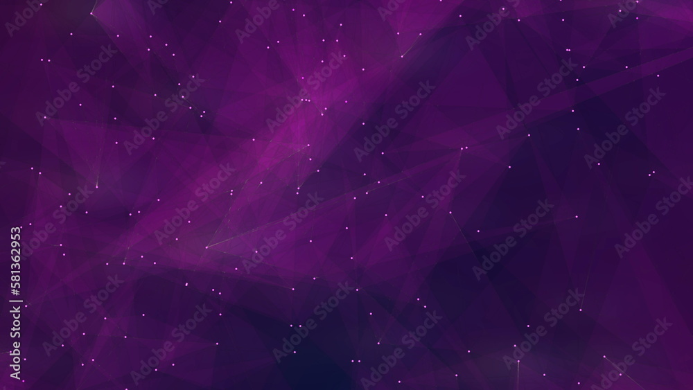 Purple triangle design geometry graphic digital technology background ...