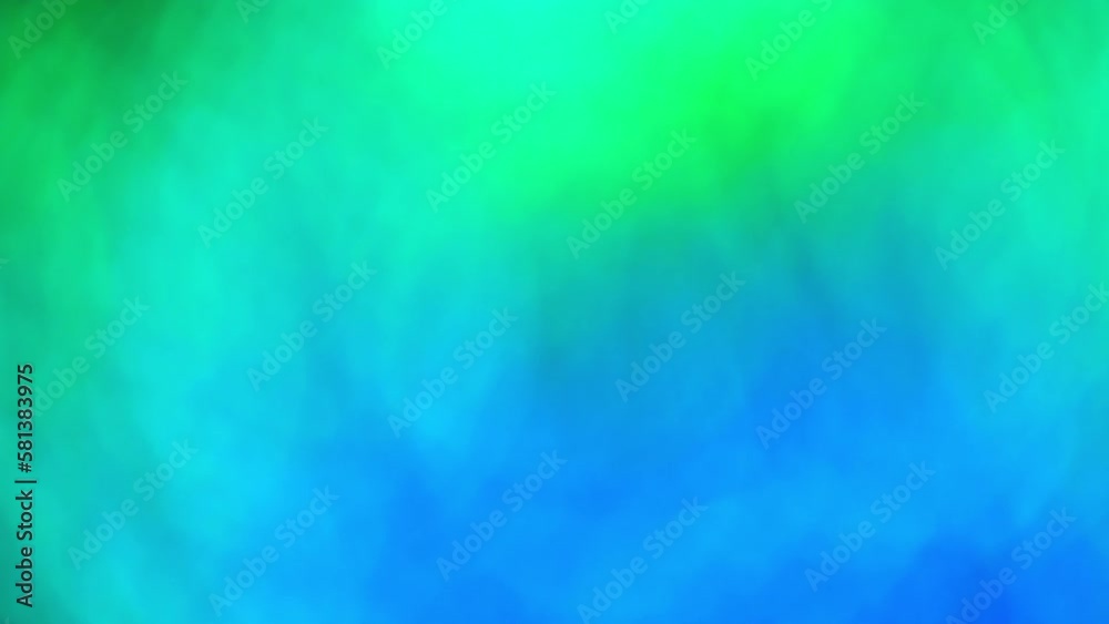 Blue-Green Fog Motion Gradient Background with smooth movement ...