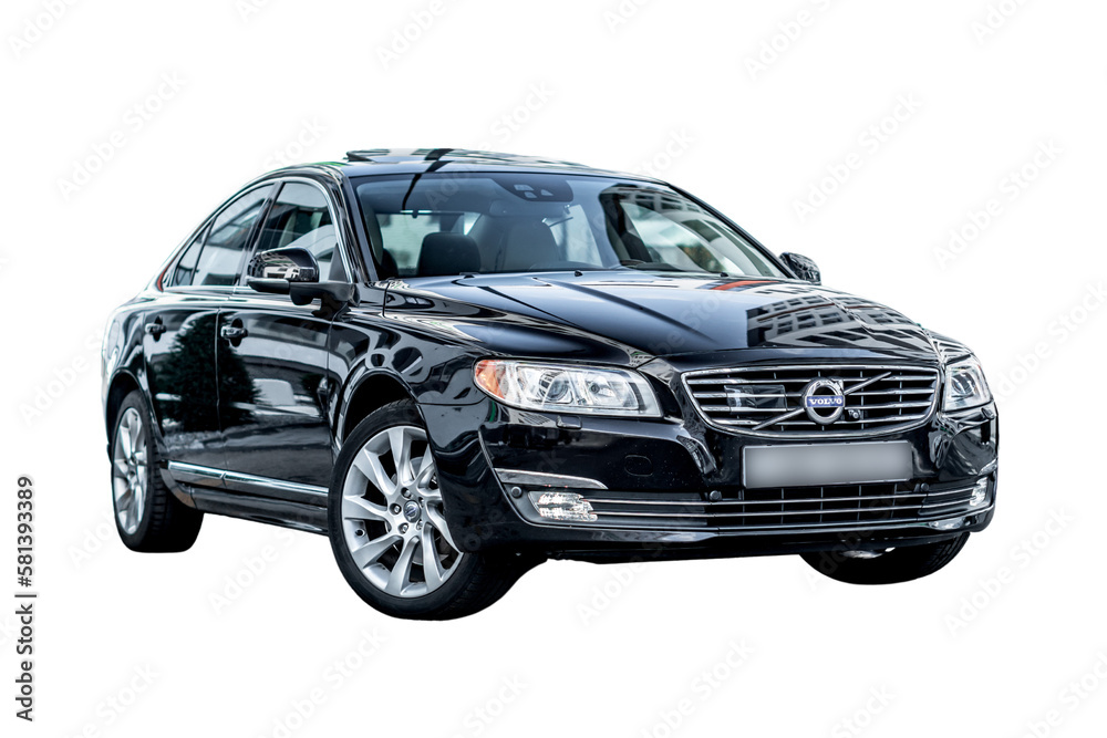 Cluj-Napoca, Cluj-Romania-03.15.2023-No background Volvo S80 Executive ...