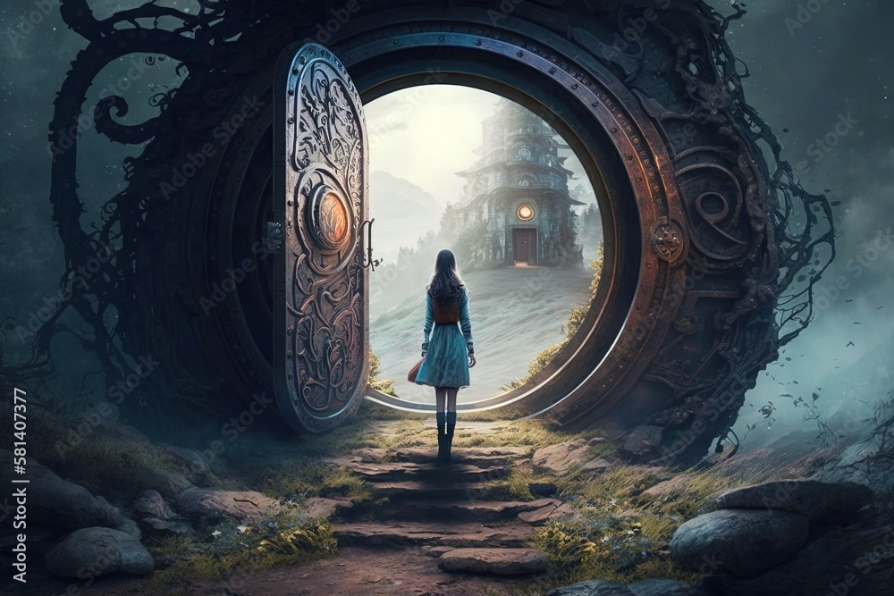 door to another world A need to escape where fantasy takes over reality ...
