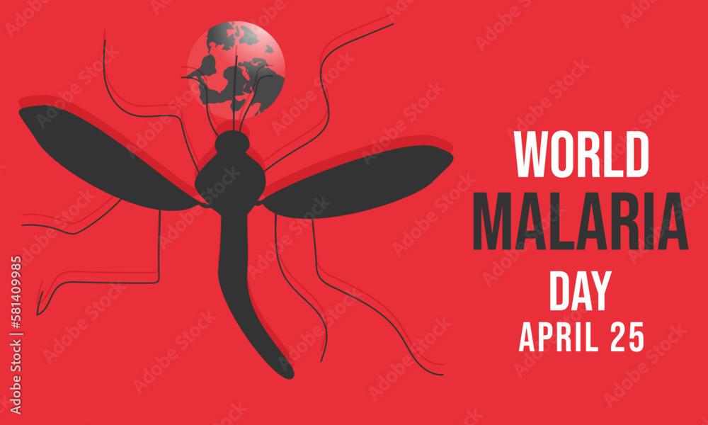 World Malaria Day. Template for background, banner, card, poster Stock ...