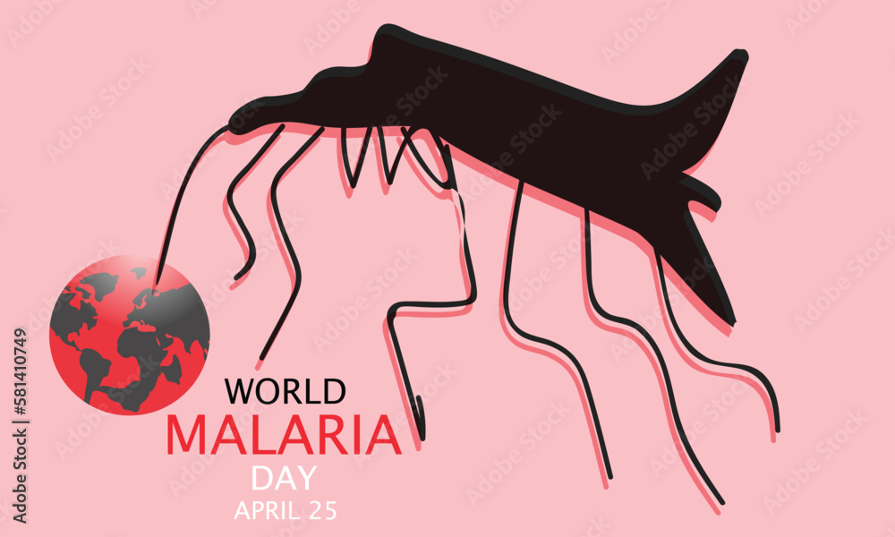 World Malaria Day. Template for background, banner, card, poster Stock ...