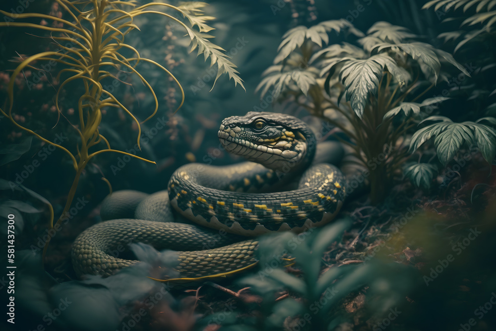 Cobra viper smoking blunt weed cannabis bud nug flower marijuana snake ...