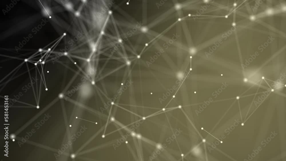 3d rendered abstract plexus shapes. Connection and web concept. Digital, communication and ...