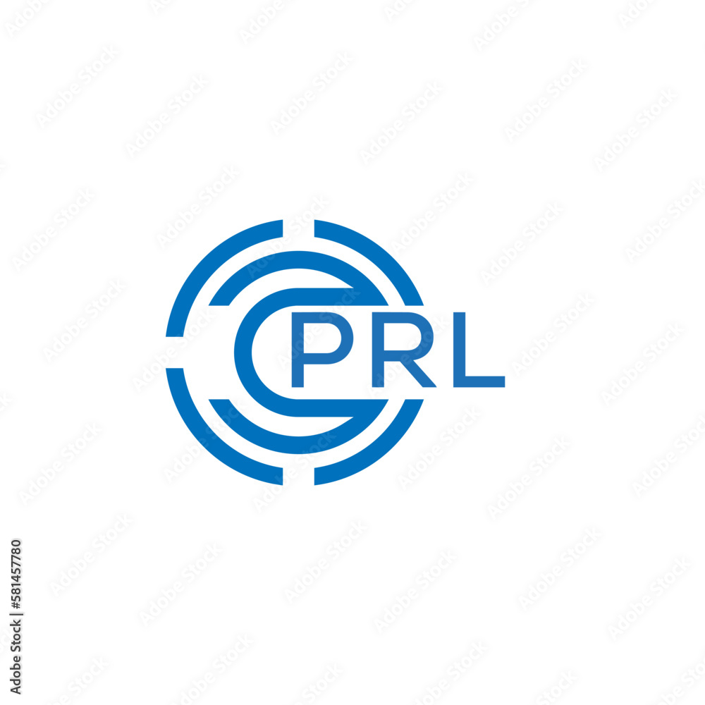 PRL letter logo design. PRL creative initial letter logo concept. PRL ...