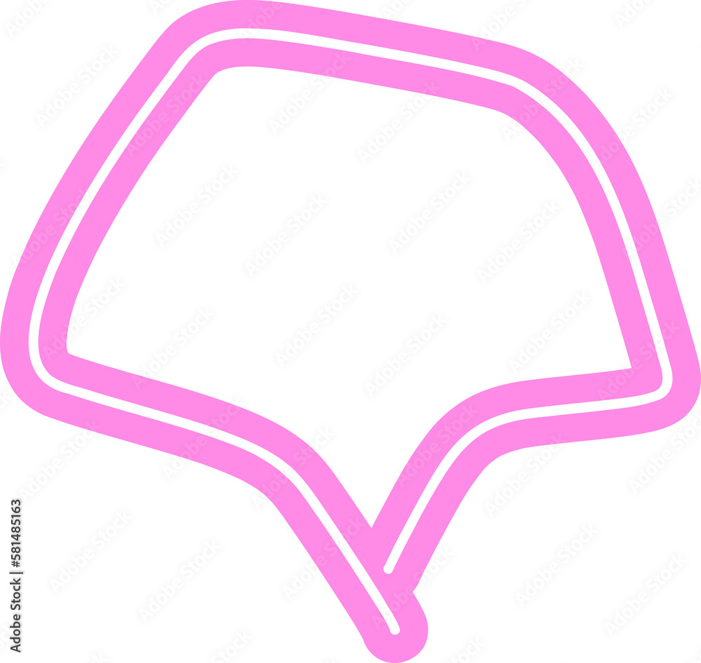 Pink frame for notes Stock Illustration | Adobe Stock