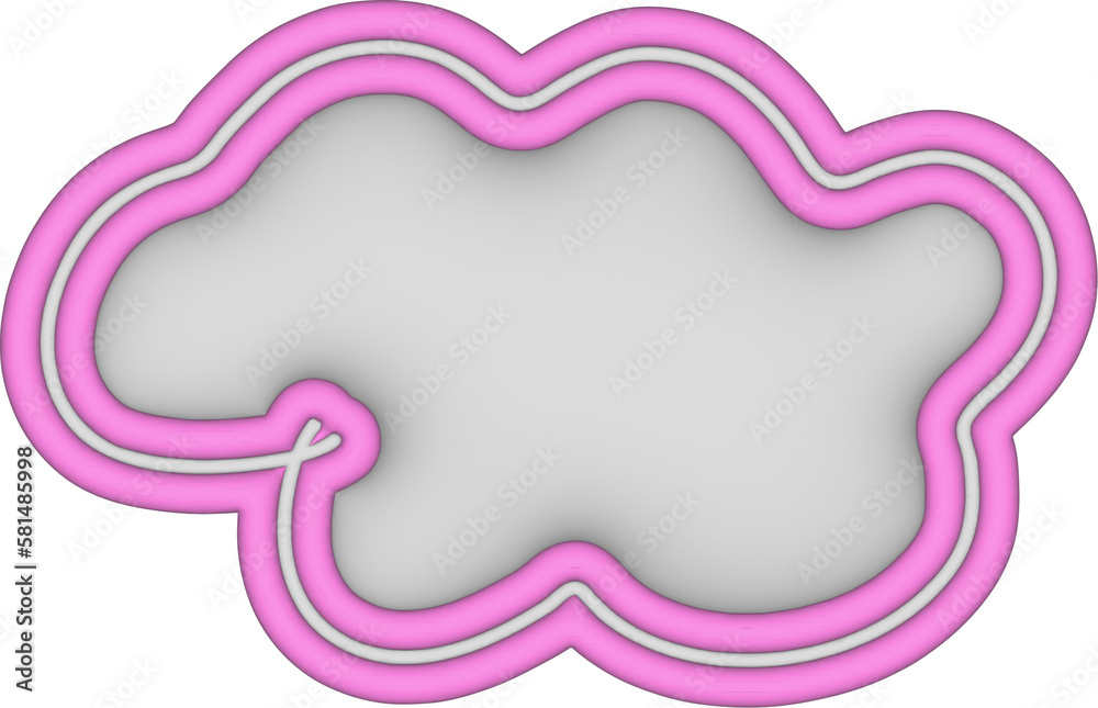 3d pink frame for notes Stock Illustration | Adobe Stock