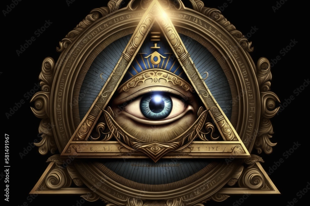(The Eye of Providence, Eye of Omniscience, Luminous Delta, and Oculus ...
