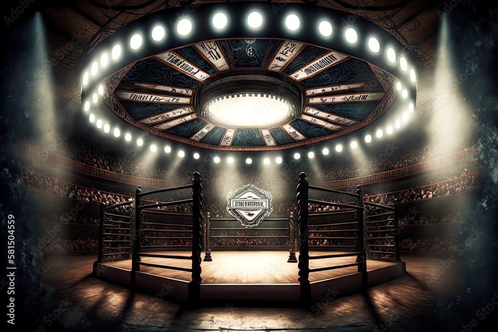 arena for fighting octagon training and boxing fights mixed martial ...
