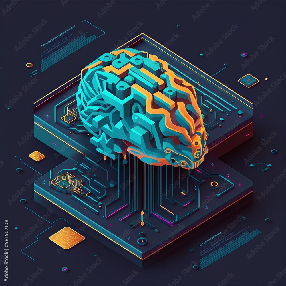 Isometric illumination of robotic human brain with detailed circuits ... Isometric illumination of robotic human brain with detailed circuits ...