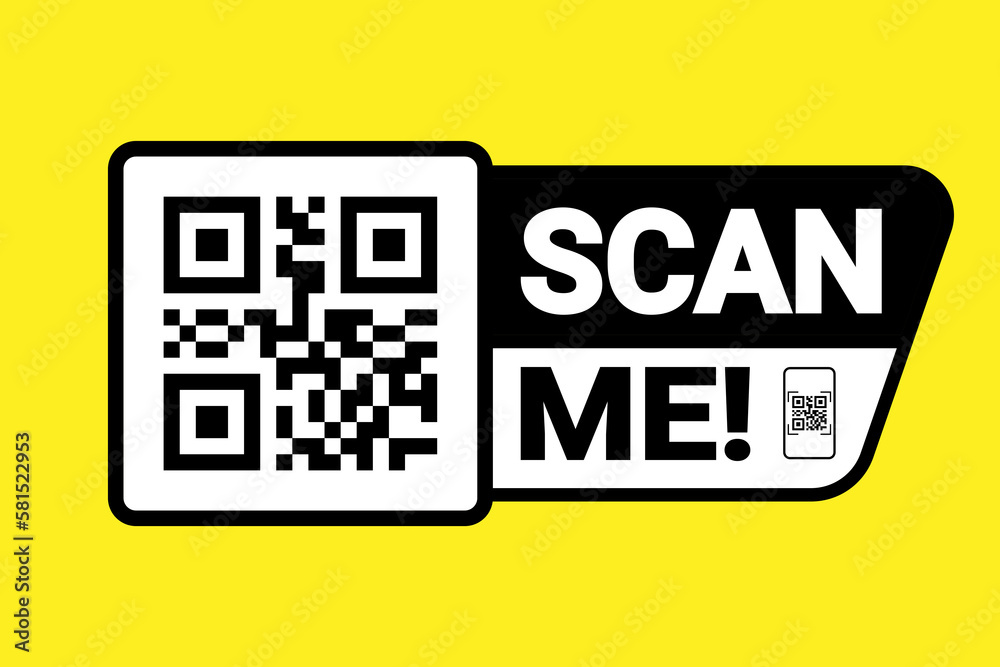 Qr Code Scan Icon Set Scan Me Frame Qr Code Scan For Smartphone Qr