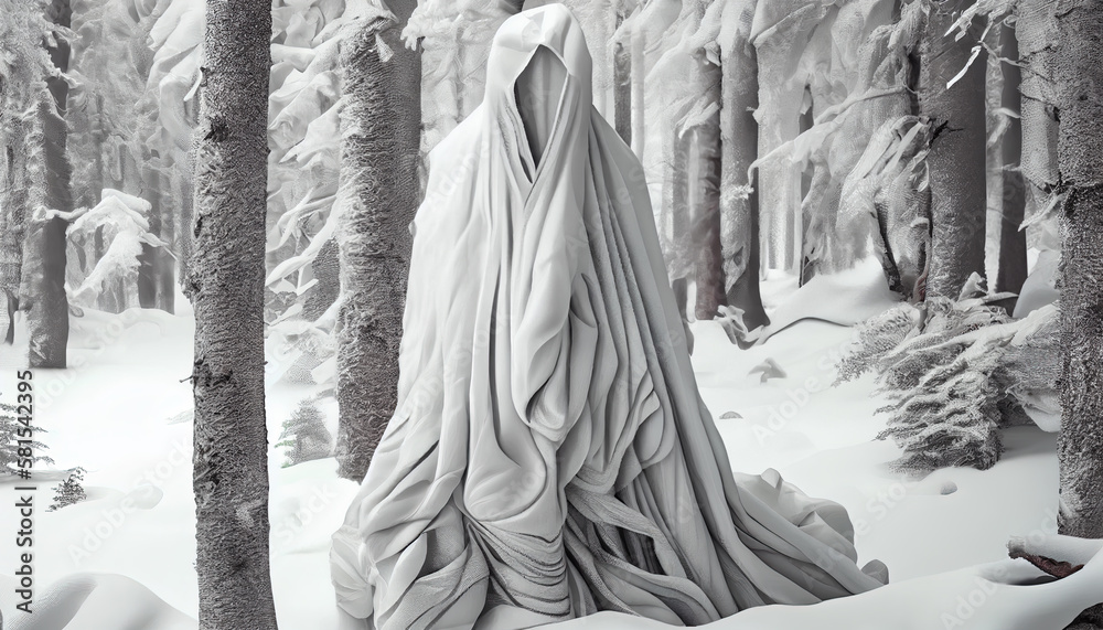 ominous, death bride concept, black and white, horror fear doom Stock ...