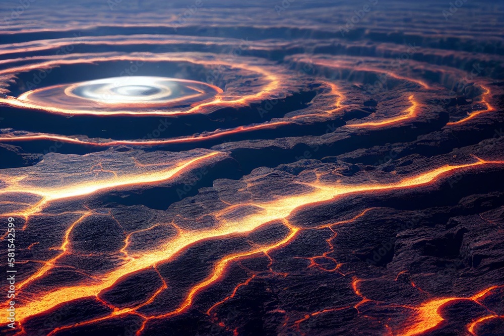 Breaks in planet's outer layer, known as tectonic faults where rocks on ...