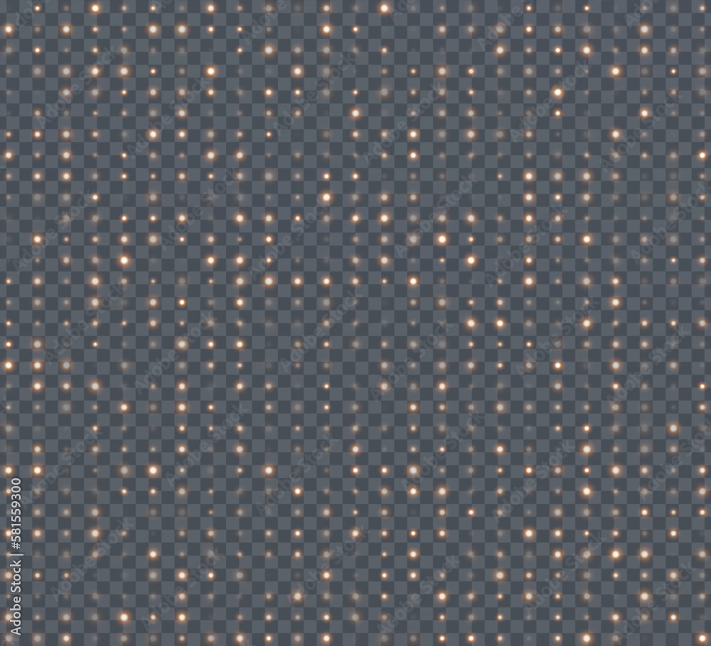 Abstract vector digital background on a transparent background. Light ...