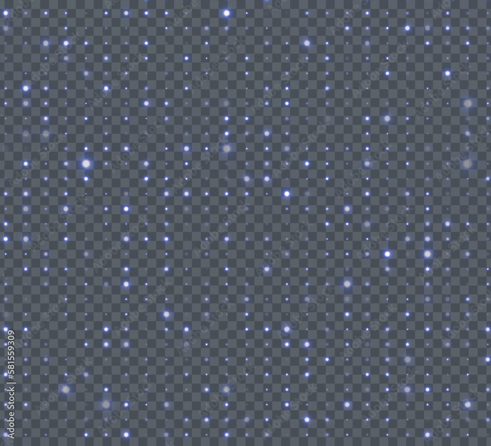 Abstract vector digital background on a transparent background. Light ...