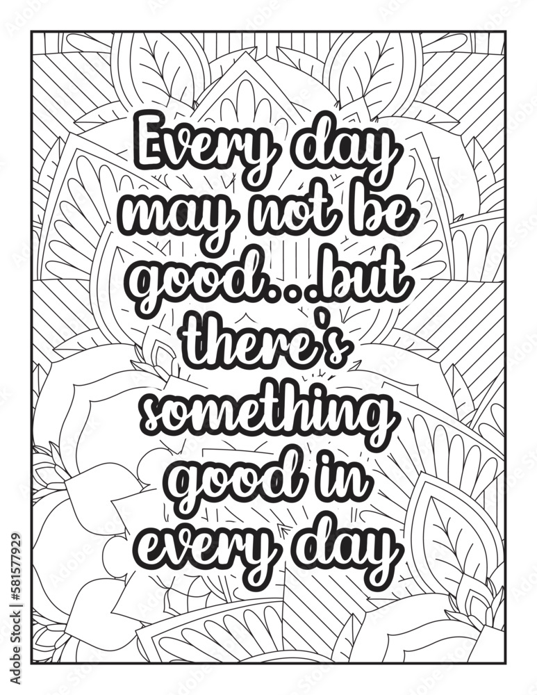 Affirmative quotes coloring page. Positive quotes coloring page ...
