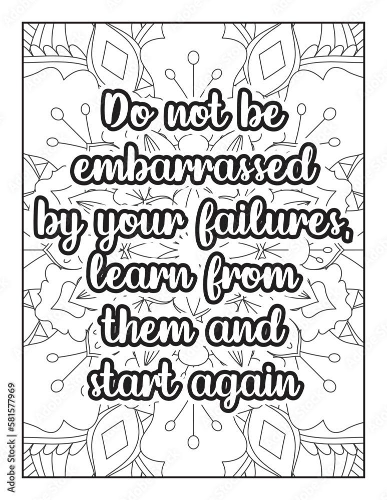 Affirmative quotes coloring page. Positive quotes coloring page ...