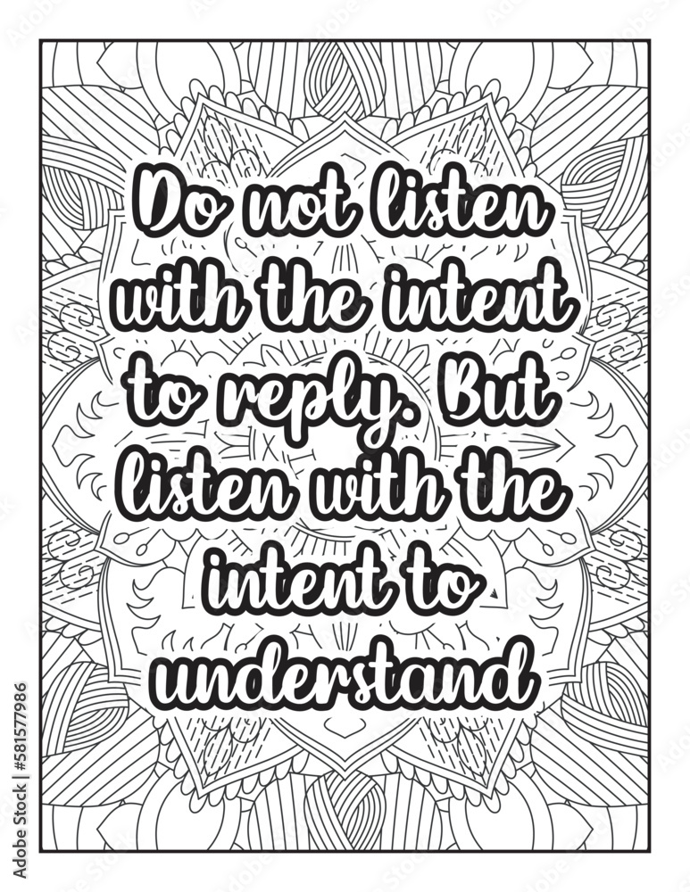 Affirmative quotes coloring page. Positive quotes coloring page ...