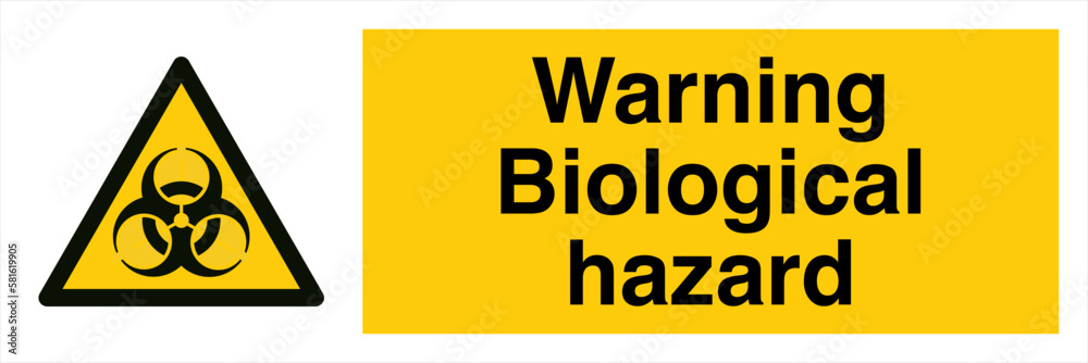 Safety Sign Marking Label Symbol Pictogram Standards Warning Biological ...