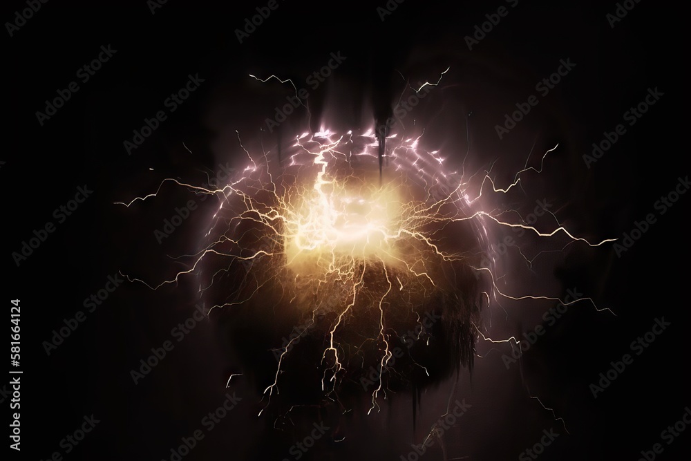 When lightning strikes, the sky ignites with a dazzling display of raw ...