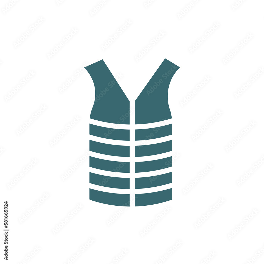 padded vest icon. Filled padded vest icon from clothes and outfit ...