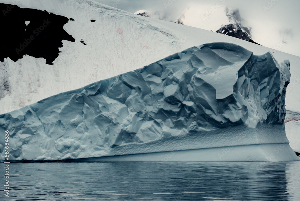 Massive Iceberg In Antarctica Looks Textured and Chiseled, Unique ...