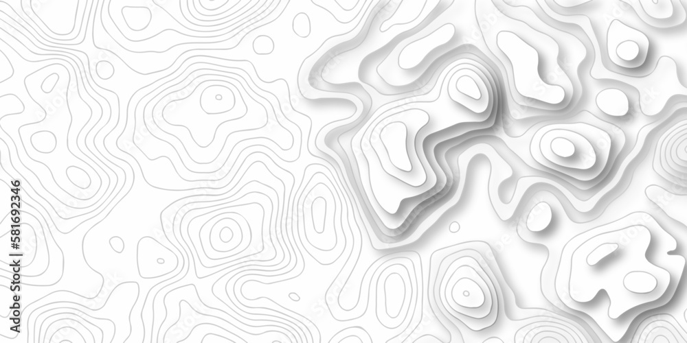 Topographic map. Geographic mountain relief. Abstract lines background ...