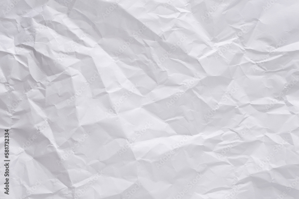 White crumpled paper texture background, clean white wrinkled paper ...