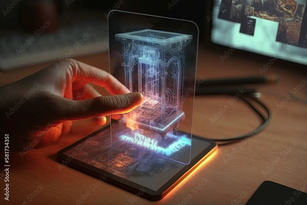 Hologram displays with 3D touch are useful in architecture and design ...