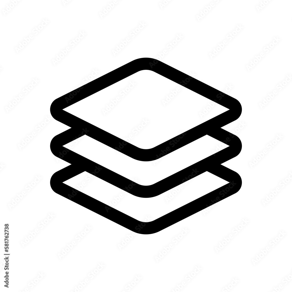 editable layers vector icon. part of a big icon set family. perfect for ...