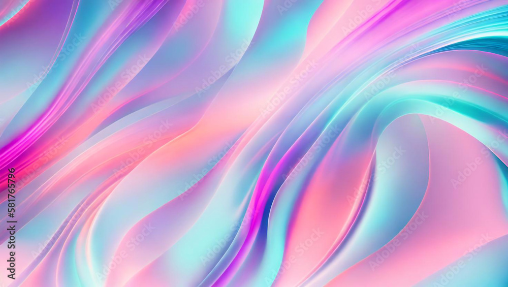 Generative AI, generative and AI background with wavy lines offers a ...