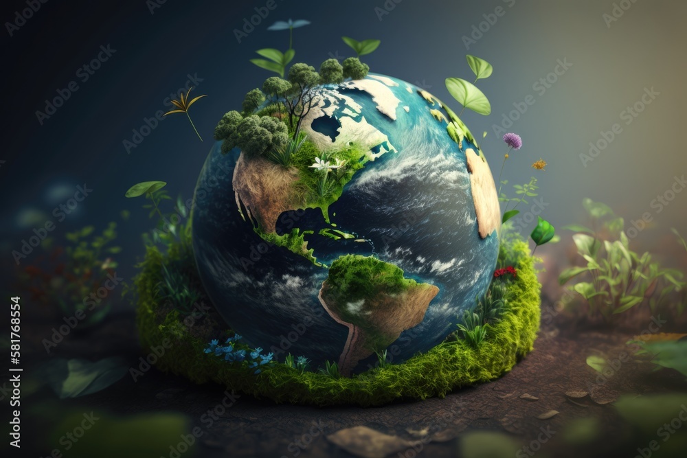 The celebration of Earth Day is a composite representation of the ...