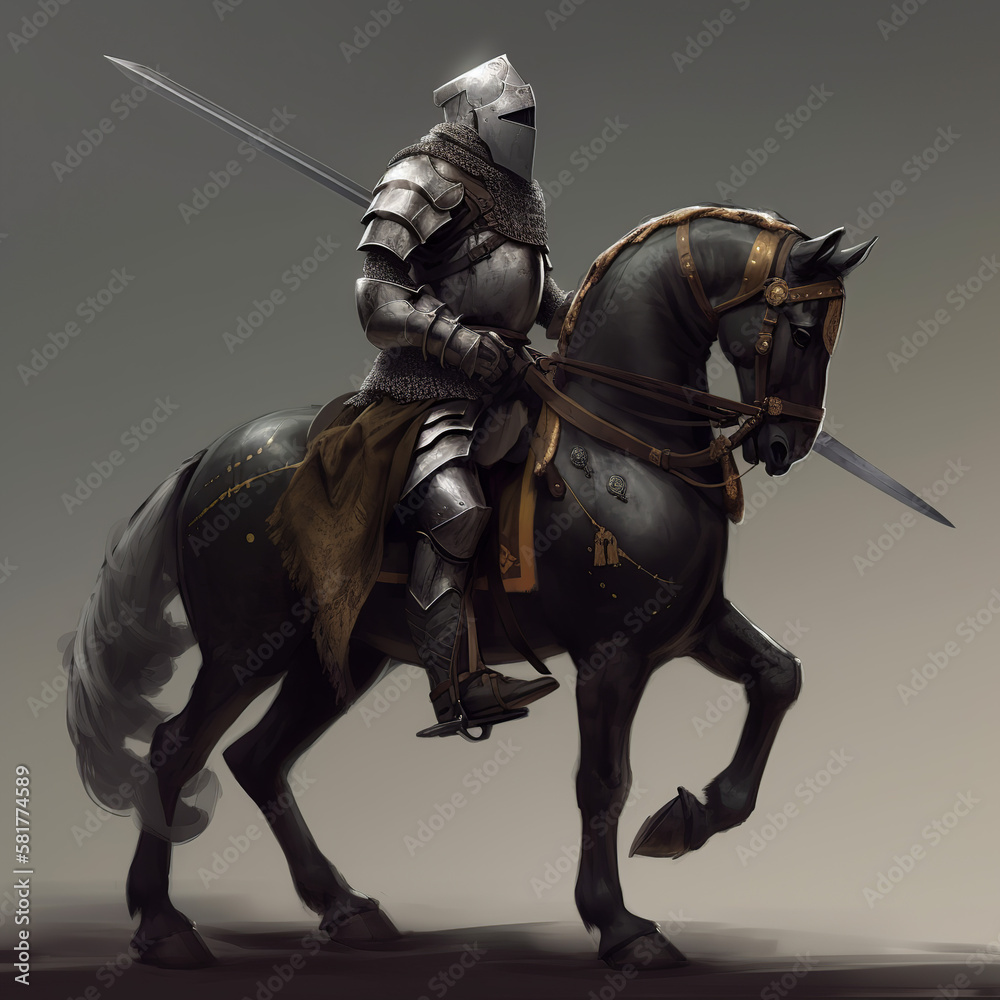 horse, knight, medieval, soldier, horses, statue, warrior, robot, sword ...