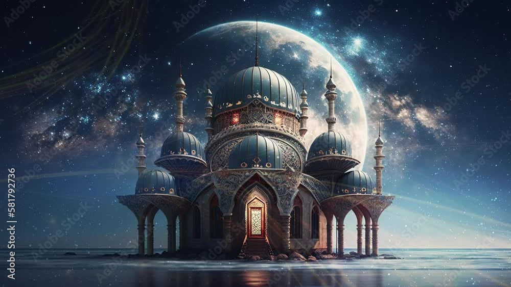 islamic background animated , ramadan mosque wallpaper UHD 4K 30 fps ...