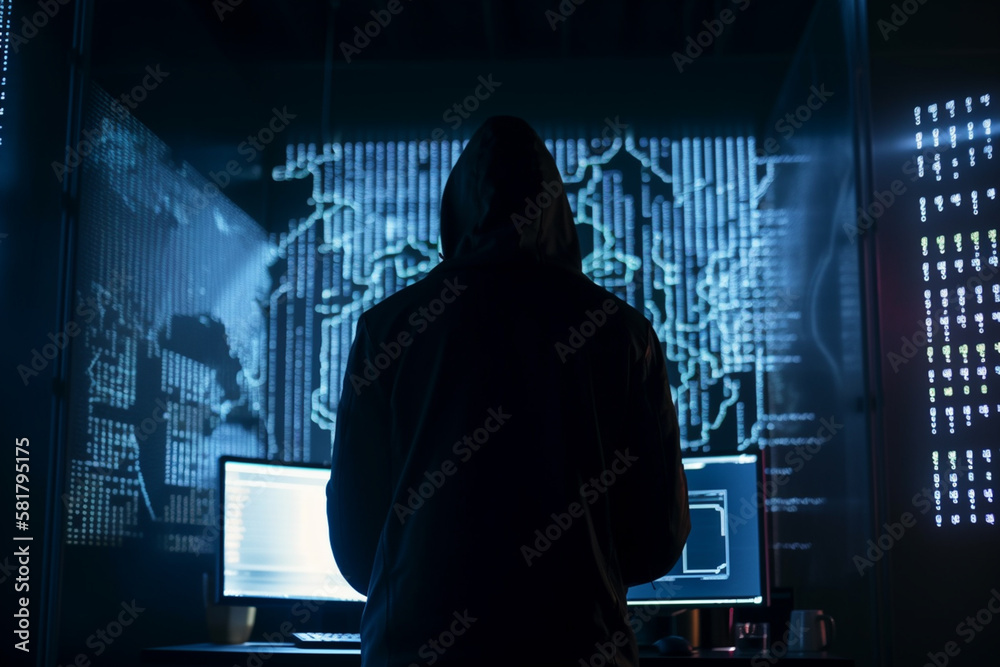 Illustration of threat actor attempted to launch a cyber attack ...