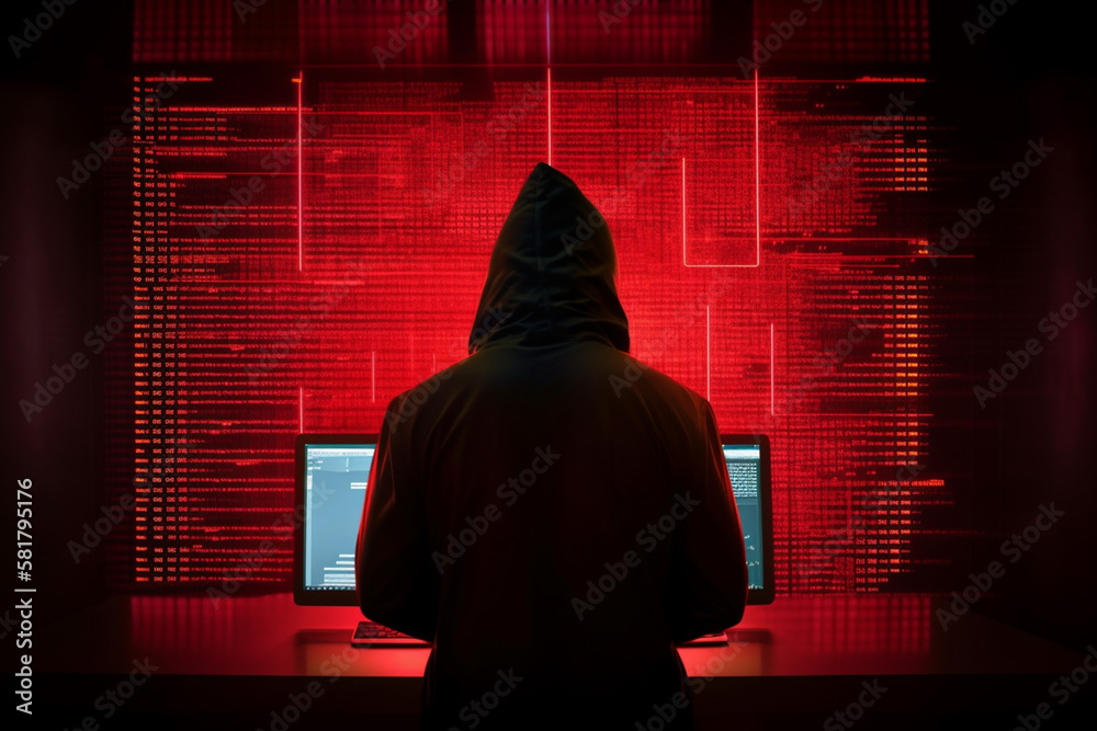Illustration of threat actor attempted to launch a cyber attack ...