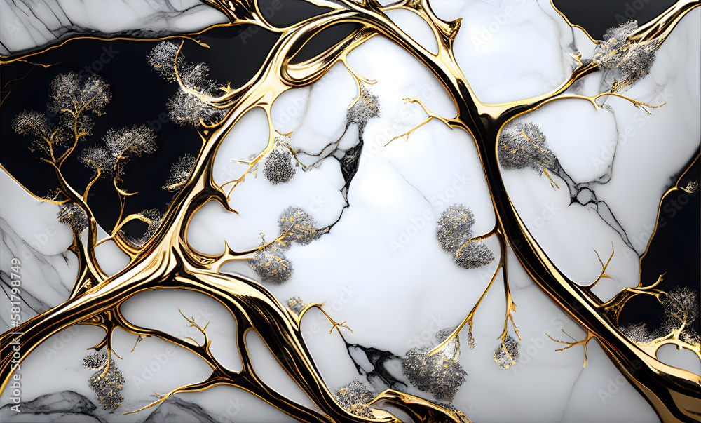 White Gray Glossy, Liquid marble Concept design abstract,azure tones ...