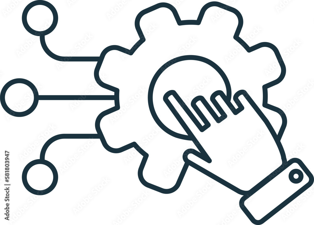 Digitalization line icon. Monochrome simple Digitalization outline icon ... Digitalization line icon. Monochrome simple Digitalization outline icon ...