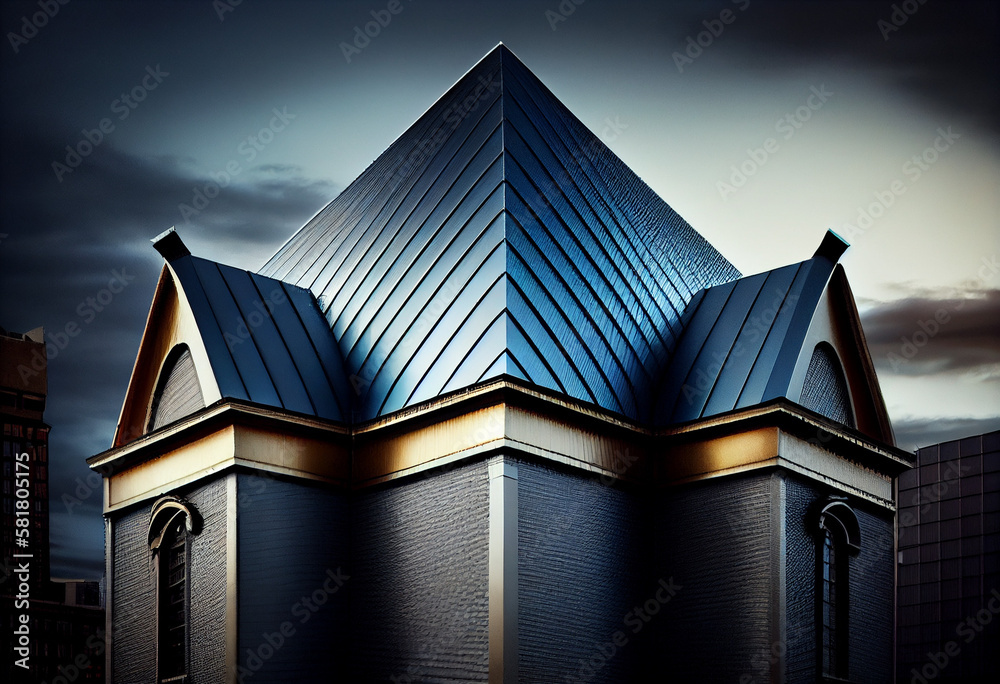 poster,roof, city,affiches,photography,color,House, Building, Tiles ...