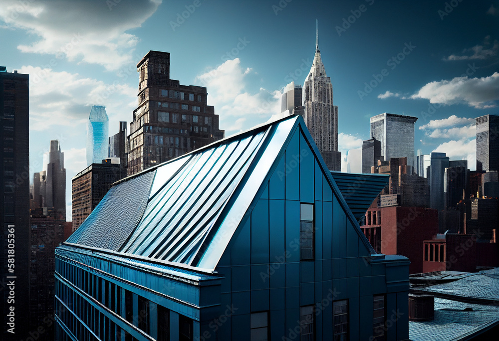 poster,roof, city,affiches,photography,color,House, Building, Tiles ...
