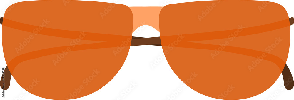 Sunglasses, shades illustration, isolated PNG. Cartoon hand drawn flat ...