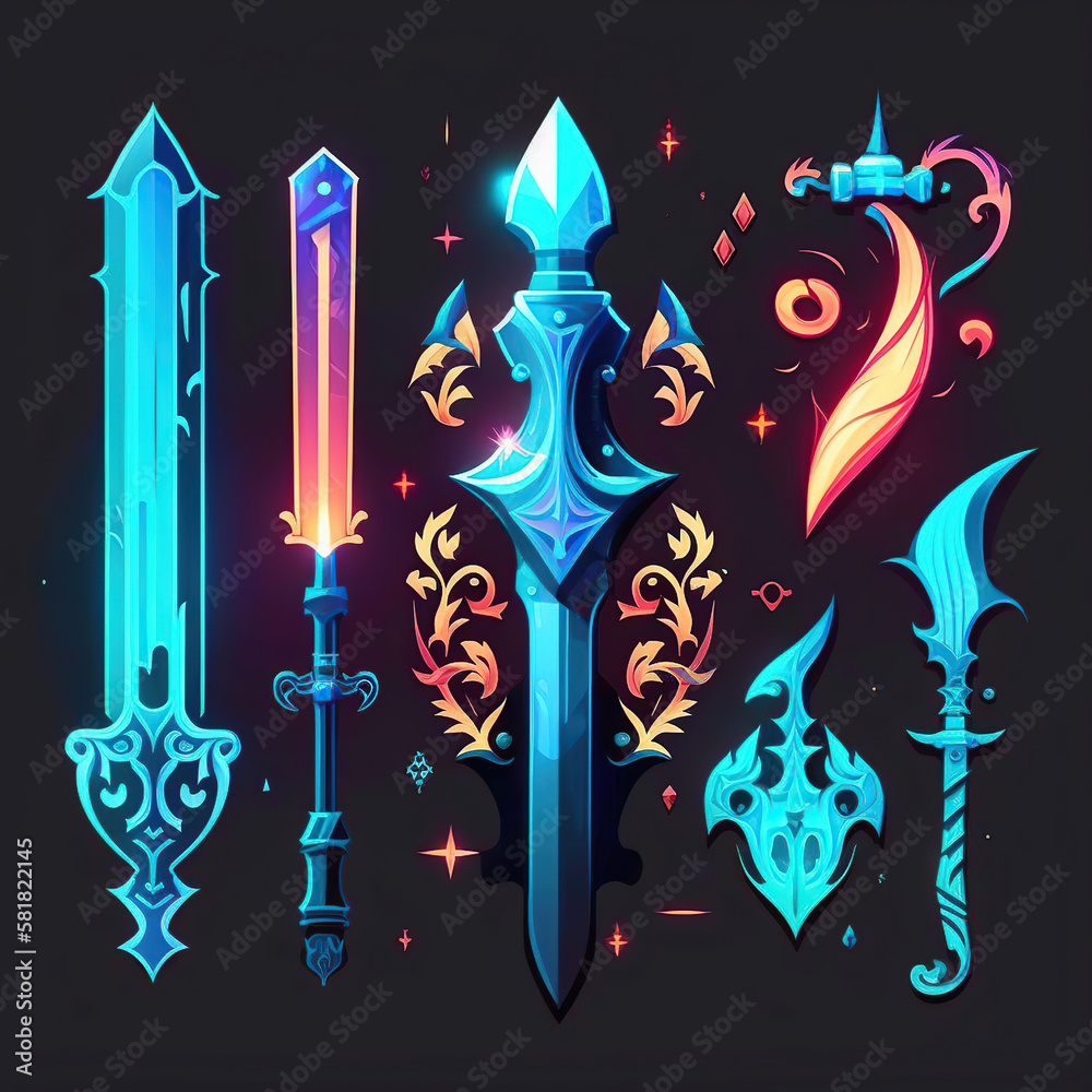 Game Frame Vector Set Avatar Ui Fantasy Rpg Gold Border Medieval Ancient Facecam Menu Red