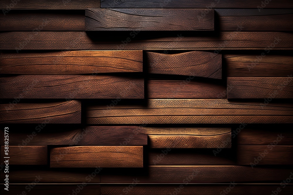 Timber Pattern Wall: Natural Texture for Construction with Wood Stack ...