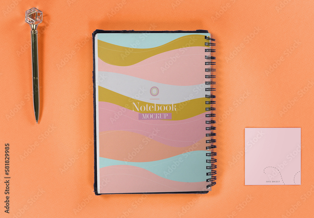 Notebook Mockup Stock Template | Adobe Stock