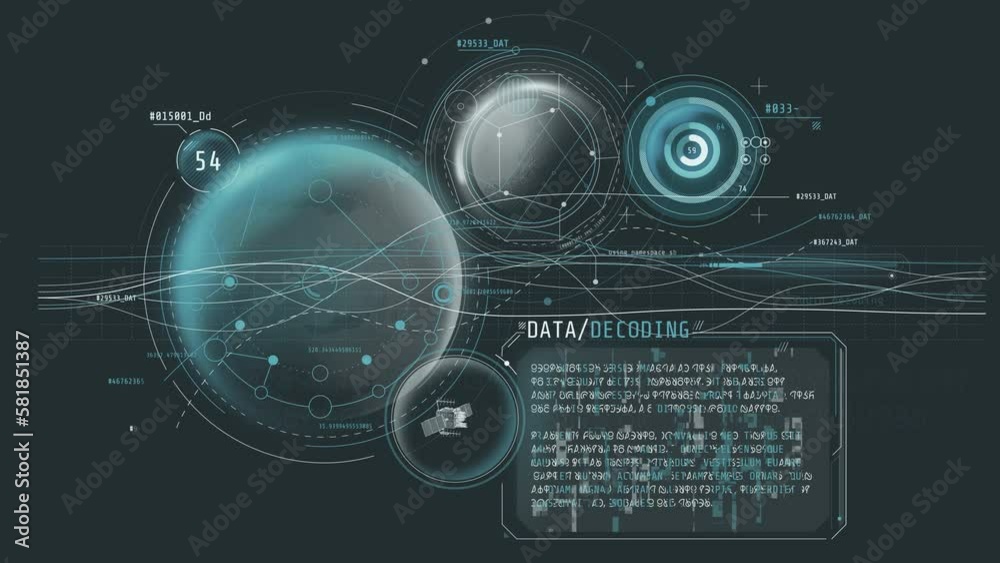 Animated infographics on the theme of data security and decoding. Stock ... Animated infographics on the theme of data security and decoding. Stock ...