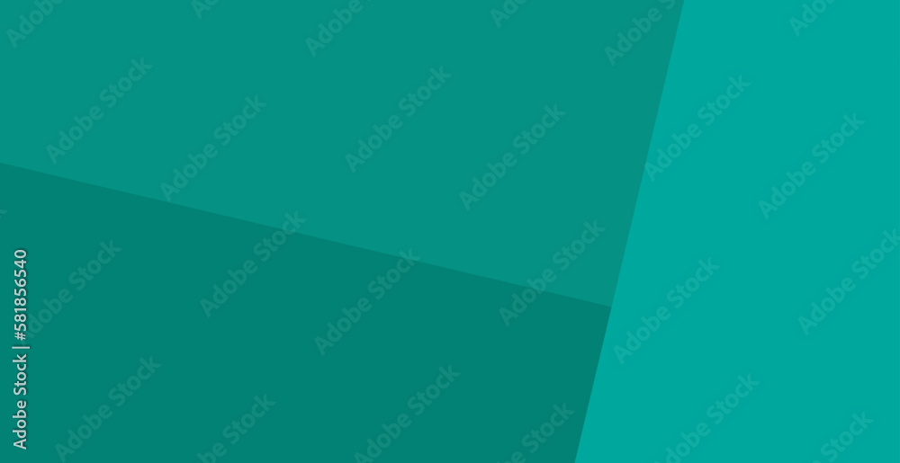 Abstract teal background with geometric shapes. For wallpaper, cover ...