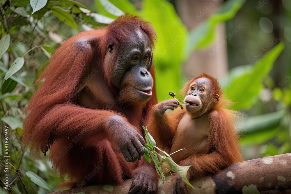 Sumatran Orangutan Food Web