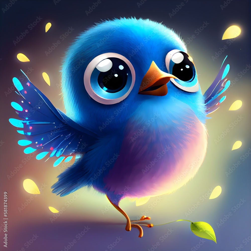 Cute Fluffy Birds